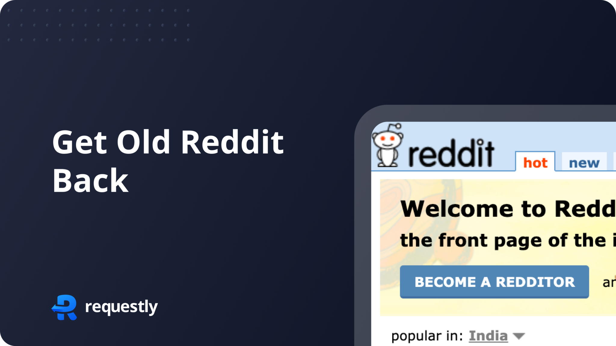 How to Get good old reddit back!