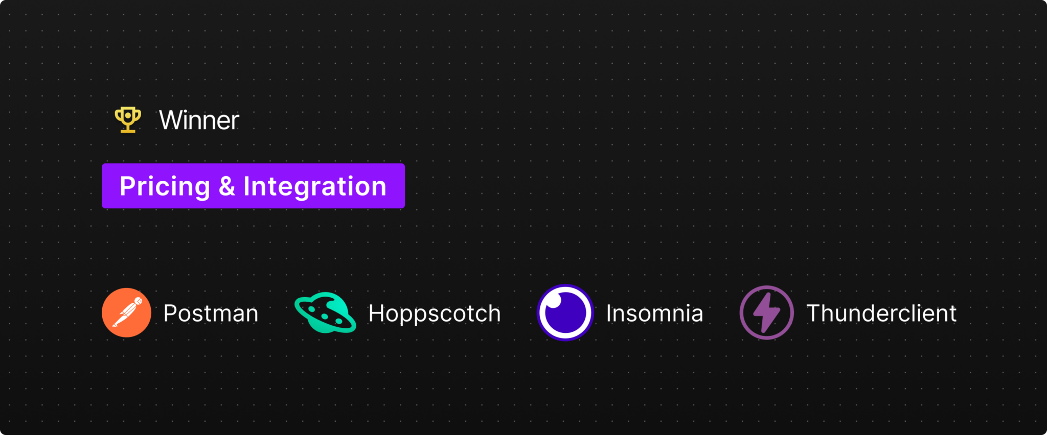 Postman vs Insomnia vs Hoppscotch vs Thunder Client