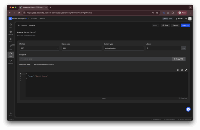 Simulate HTTP Status codes — 400, 404, 500, etc using Requestly
