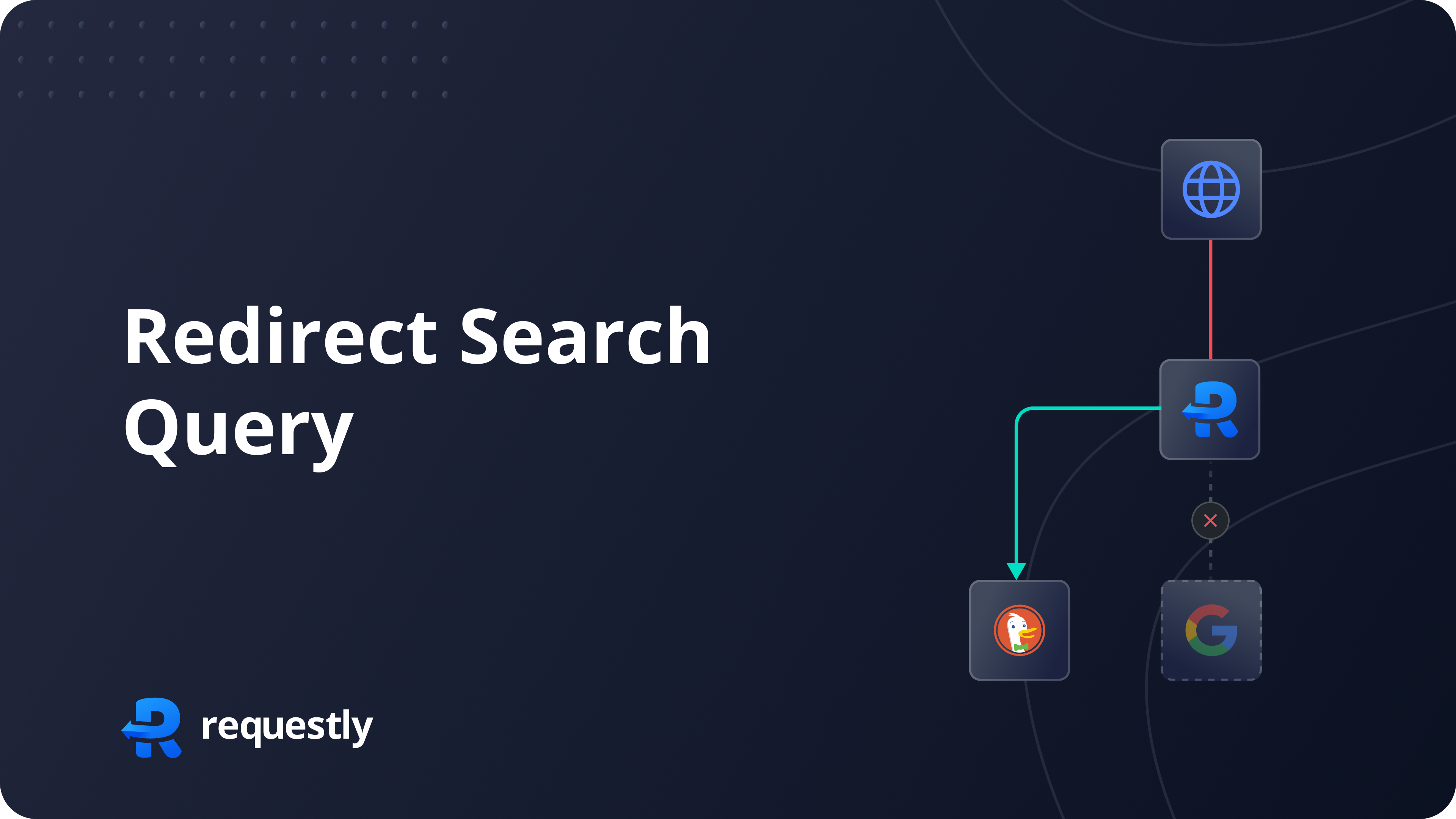 How to redirect search query to DuckDuckGo