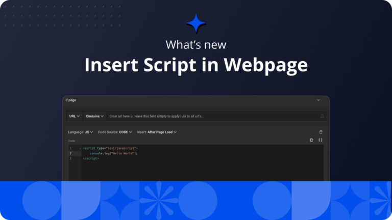 How to insert scripts dynamically in a webpage
