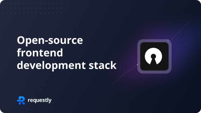 Open-source frontend development stack