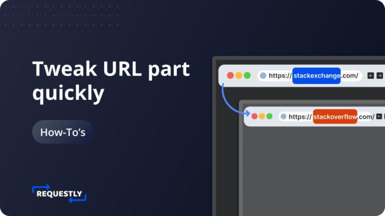 How to change a part in the URL (e.g. domain) while keeping the rest of the URL same?