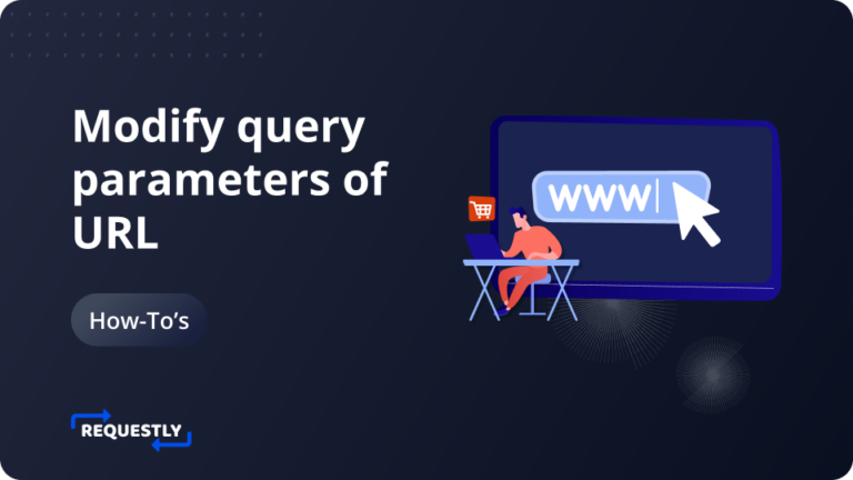 How to modify QueryParameters in URL on the fly?