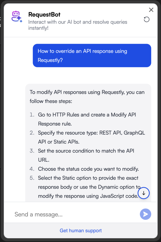 Introducing RequestBot – AI Assistant in Requestly