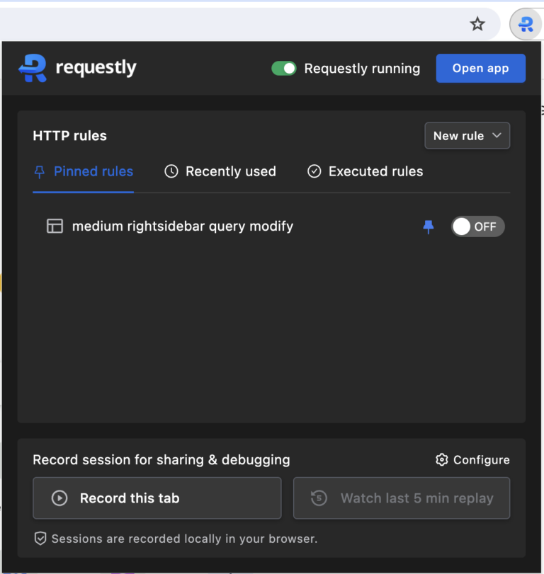 Chrome download - Requestly