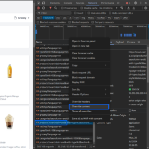How to use Chrome DevTools as a Request Interceptor
