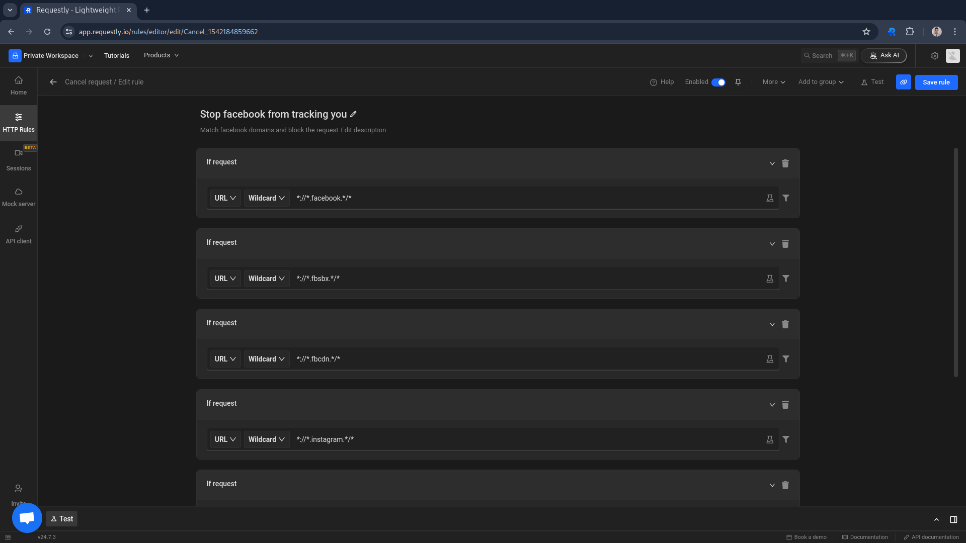 Stop facebook from tracking you