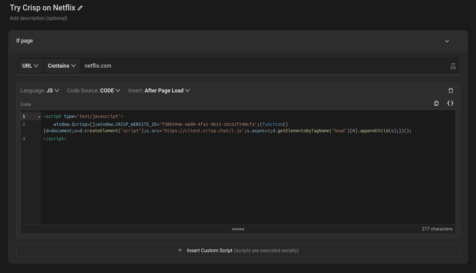 Try Crisp on Any Website Under 30 Seconds