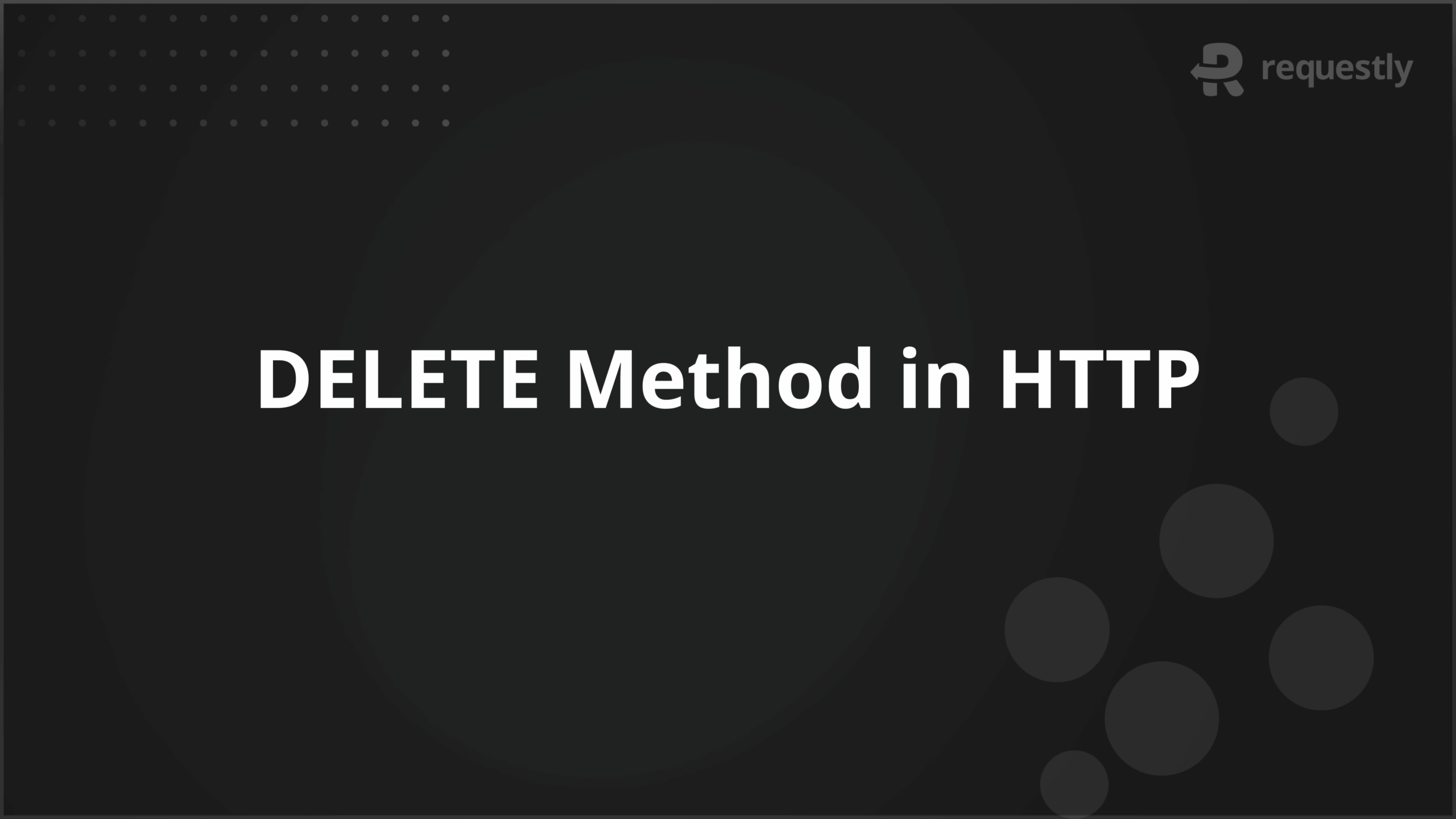 DELETE Method in HTTP