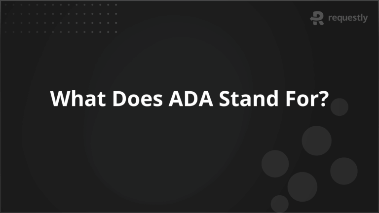 What Does ADA Stand For?
